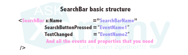 Let’s use the SearchBar control in Xamarin Forms – AskXammy